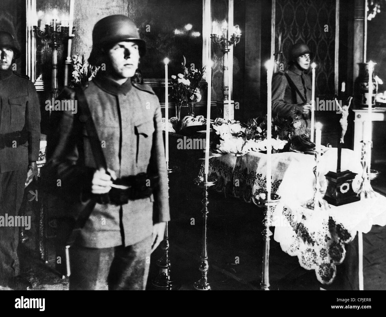 Engelbert Dollfuss on his deathbed, 1934 Stock Photo - Alamy