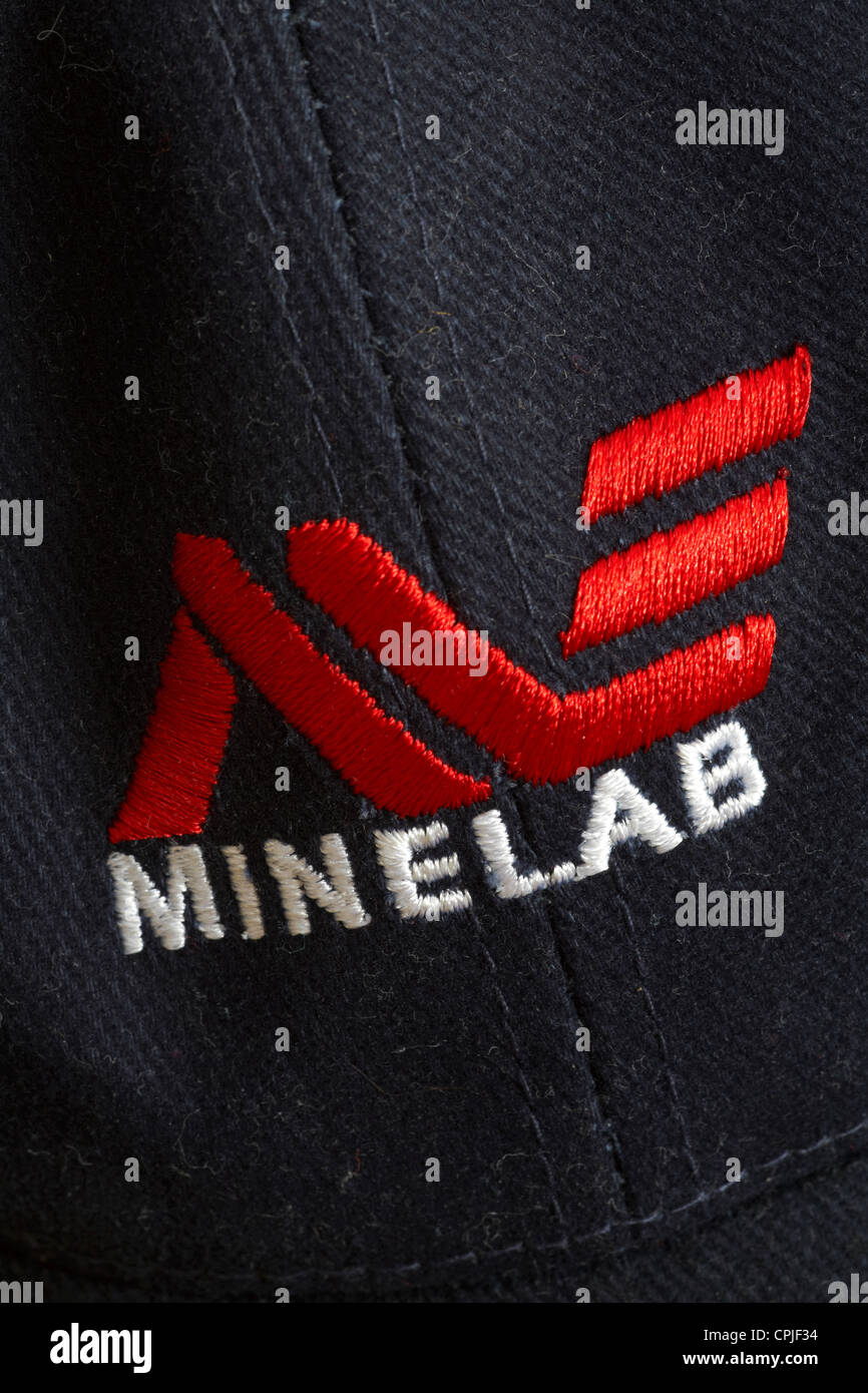 detail on Minelab baseball cap Stock Photo - Alamy