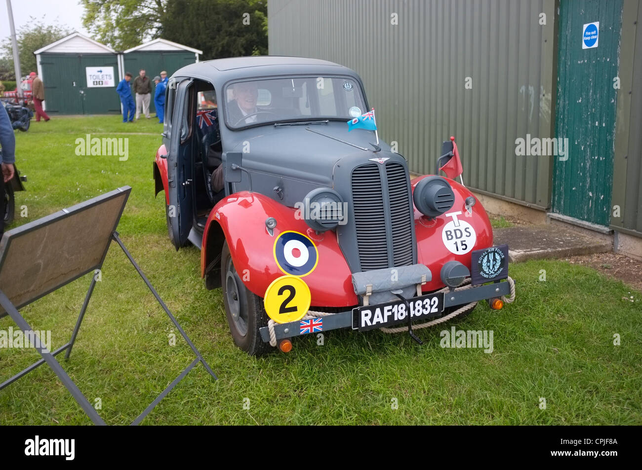 Vintage RAF Car Stock Photo - Alamy