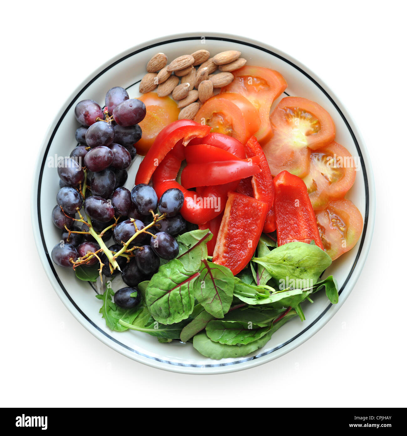 Healthy food plate hi-res stock photography and images - Alamy