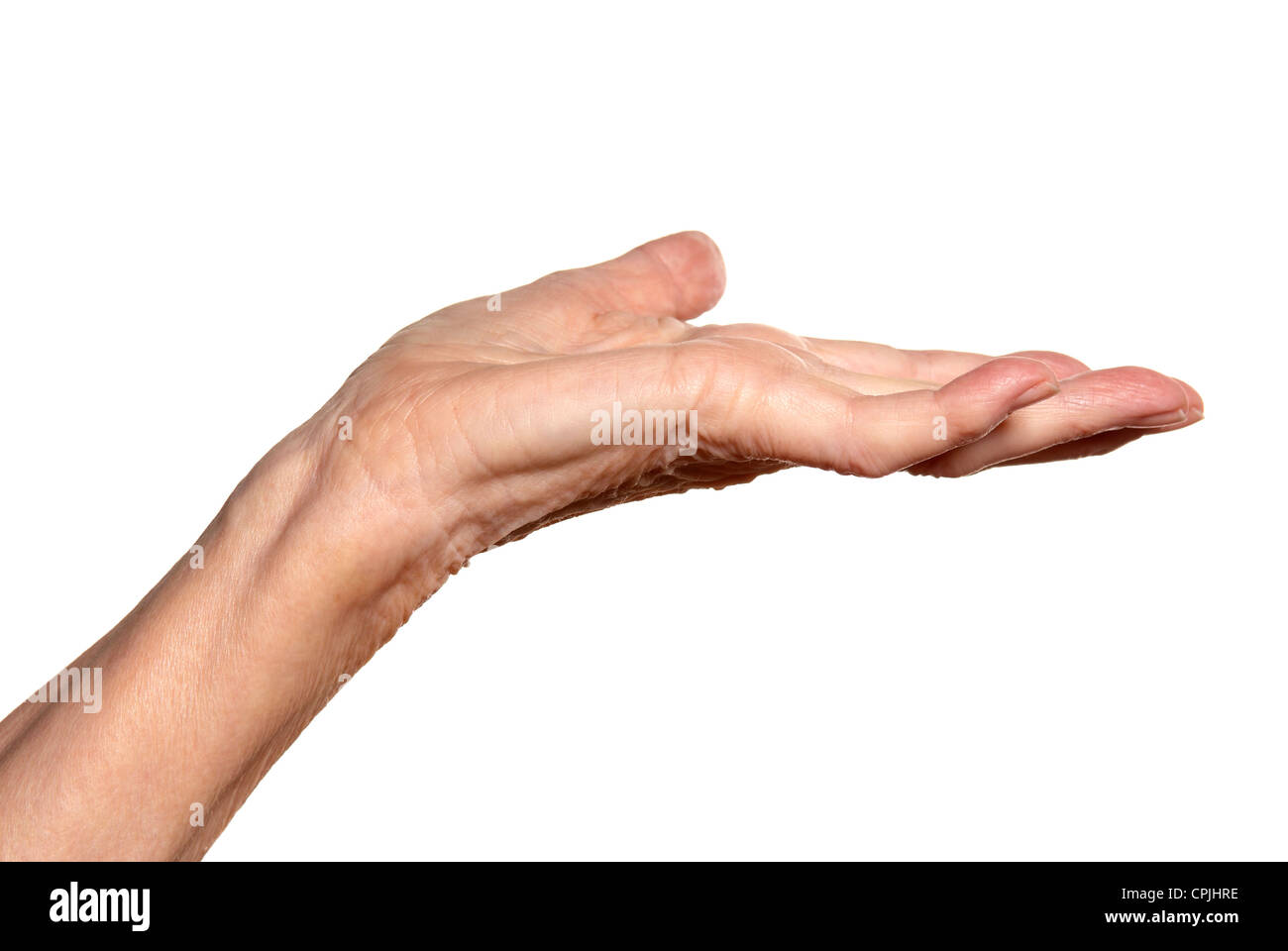 Side view hand empty flat hi-res stock photography and images - Alamy