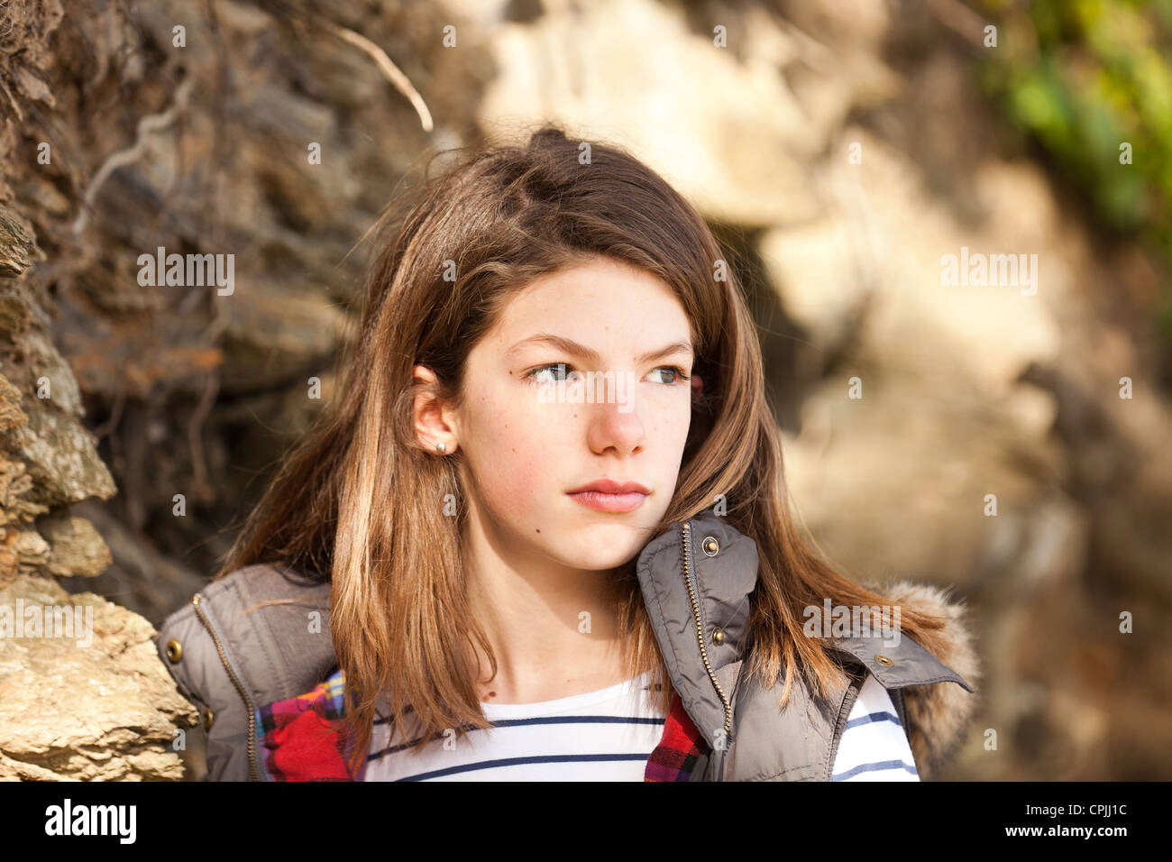 Portrait of teenager Stock Photo - Alamy