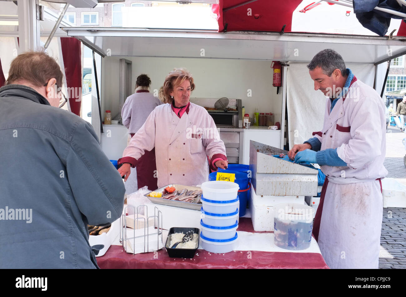 Market stall in Netherlands Stock Photo - Alamy
