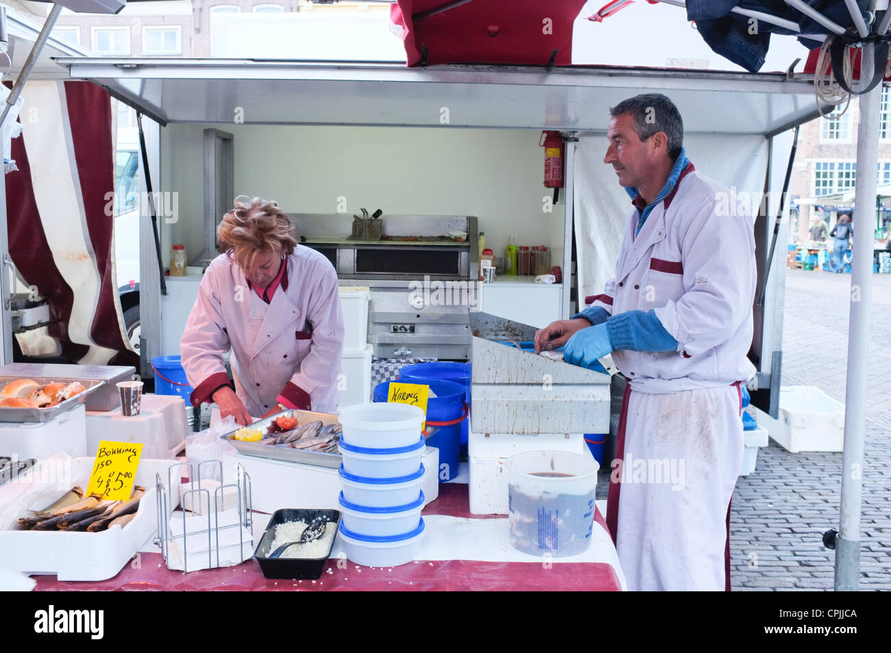 Market stall in Netherlands Stock Photo - Alamy
