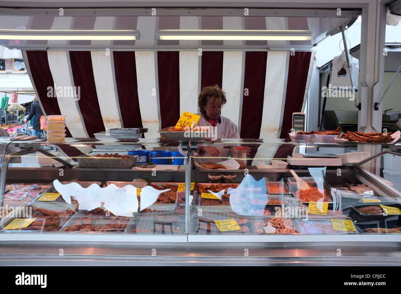 Market stall in Netherlands Stock Photo - Alamy