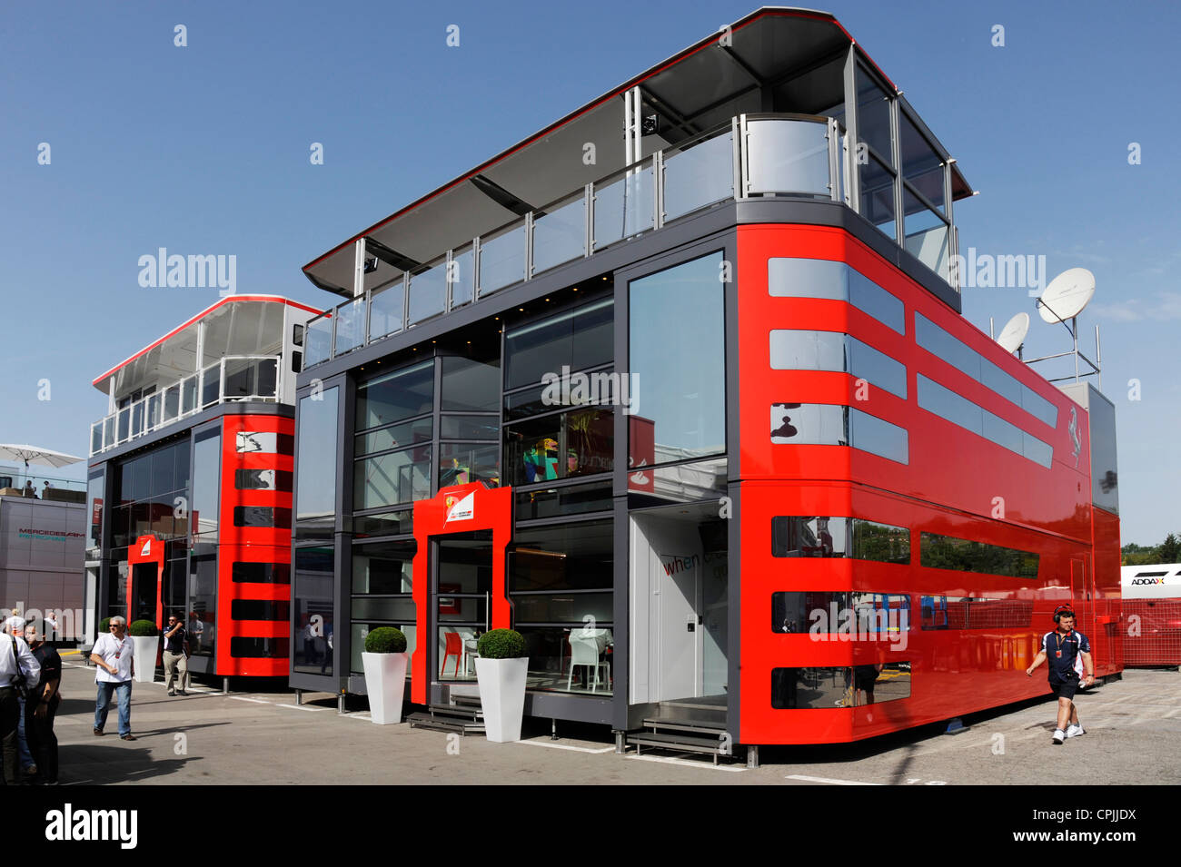 Ferrari Team Hospitality during the Formula One Grand Prix of Spain ...