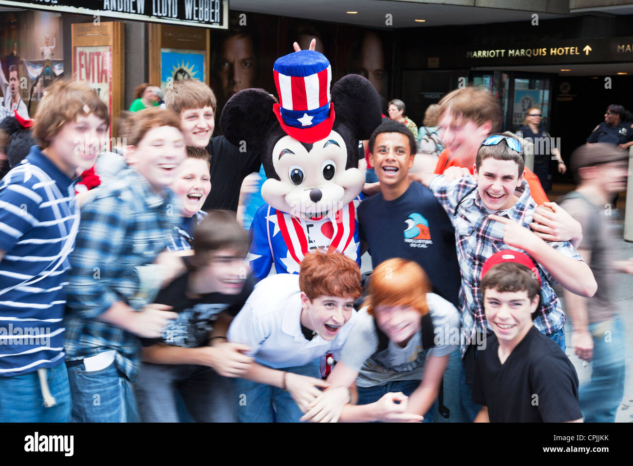 Mickey mouse disney character posing photo times square new york hi-res ...