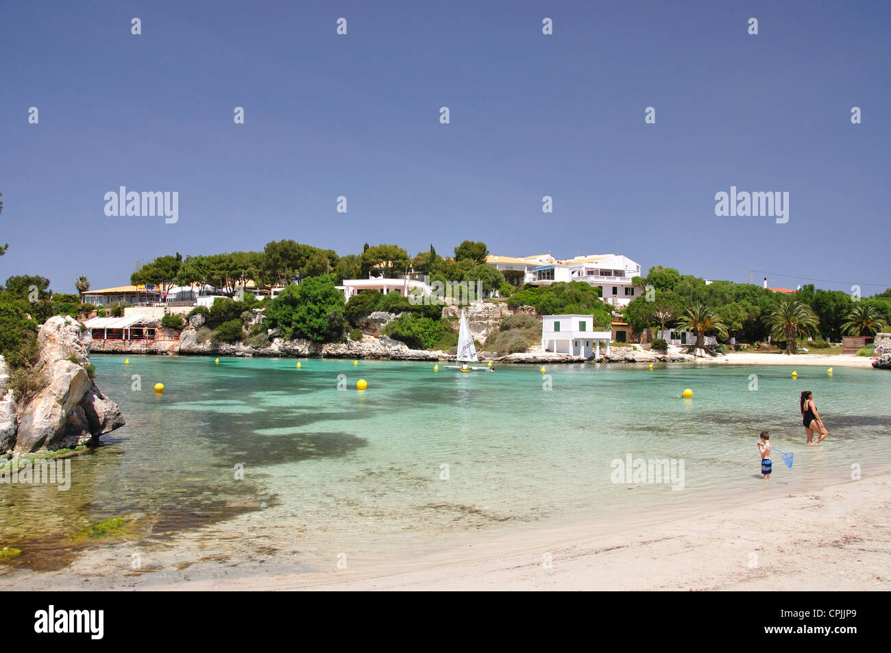 Platja de Cala Santandria, Cala Santandria, Menorca, Balearic Islands ...