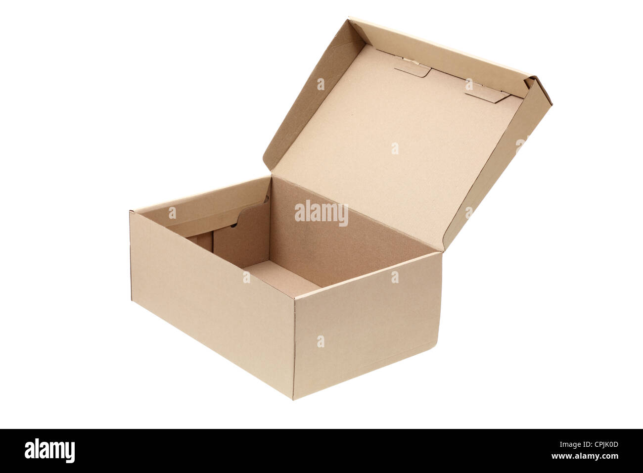 Cardboard box open lid hi-res stock photography and images - Alamy