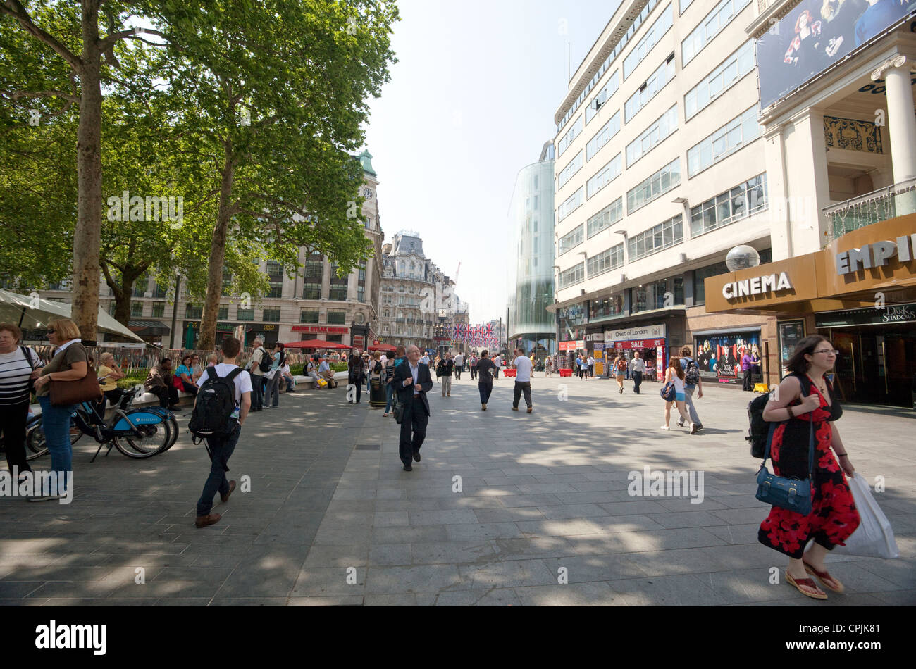At londons empire in leicester square hi-res stock photography and ...