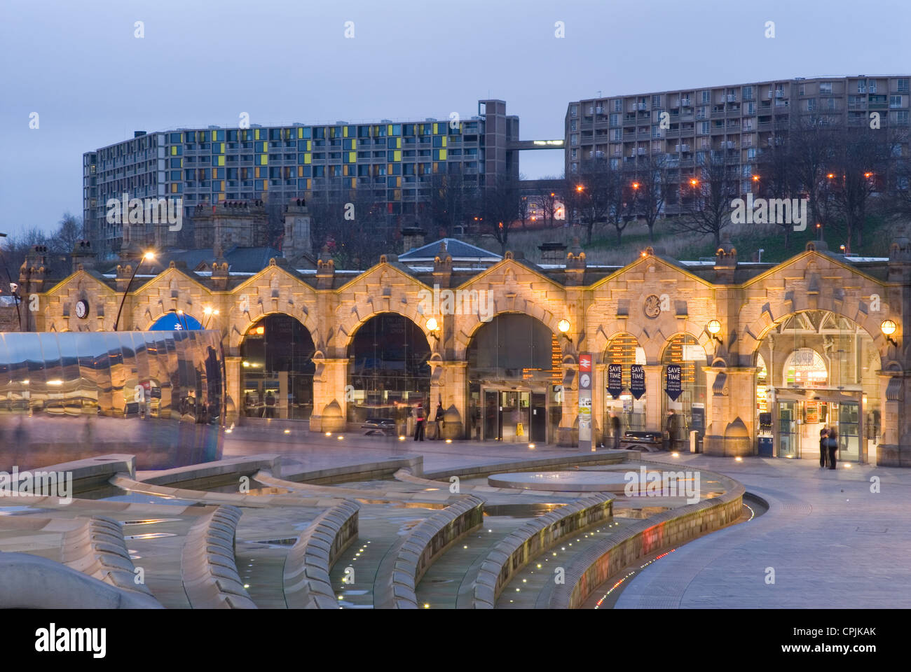 Sheaf Square, Sheffield Midland Railway Station and Park Hill Stock ...