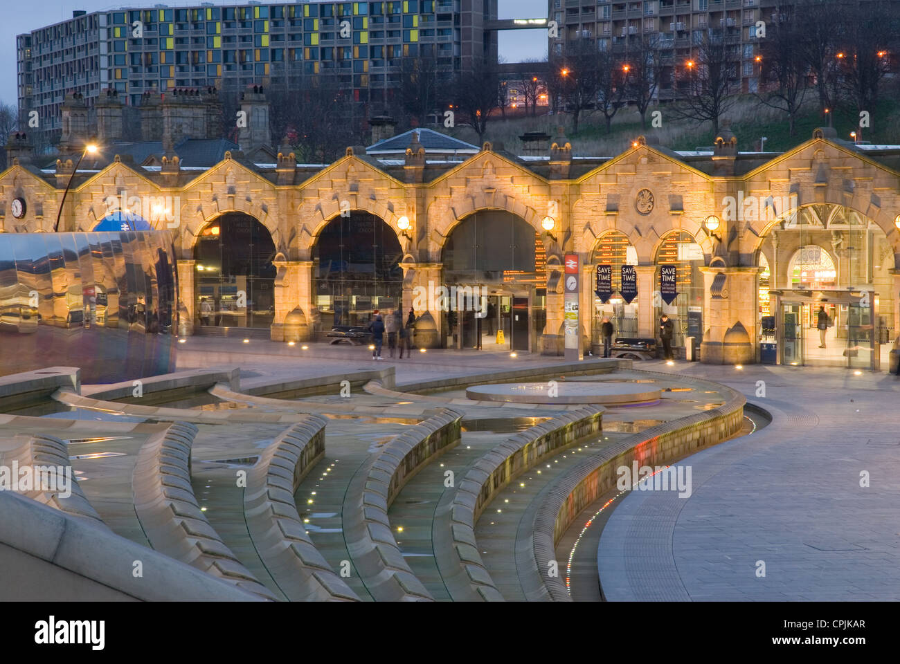 Sheaf Square, Sheffield Midland Railway Station and Park Hill Stock ...