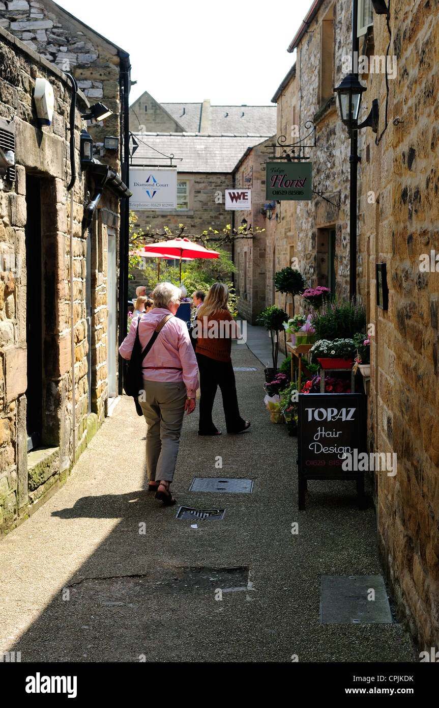 Bakewell Ancient Market Town in the Peak District Of Derbyshire England ...