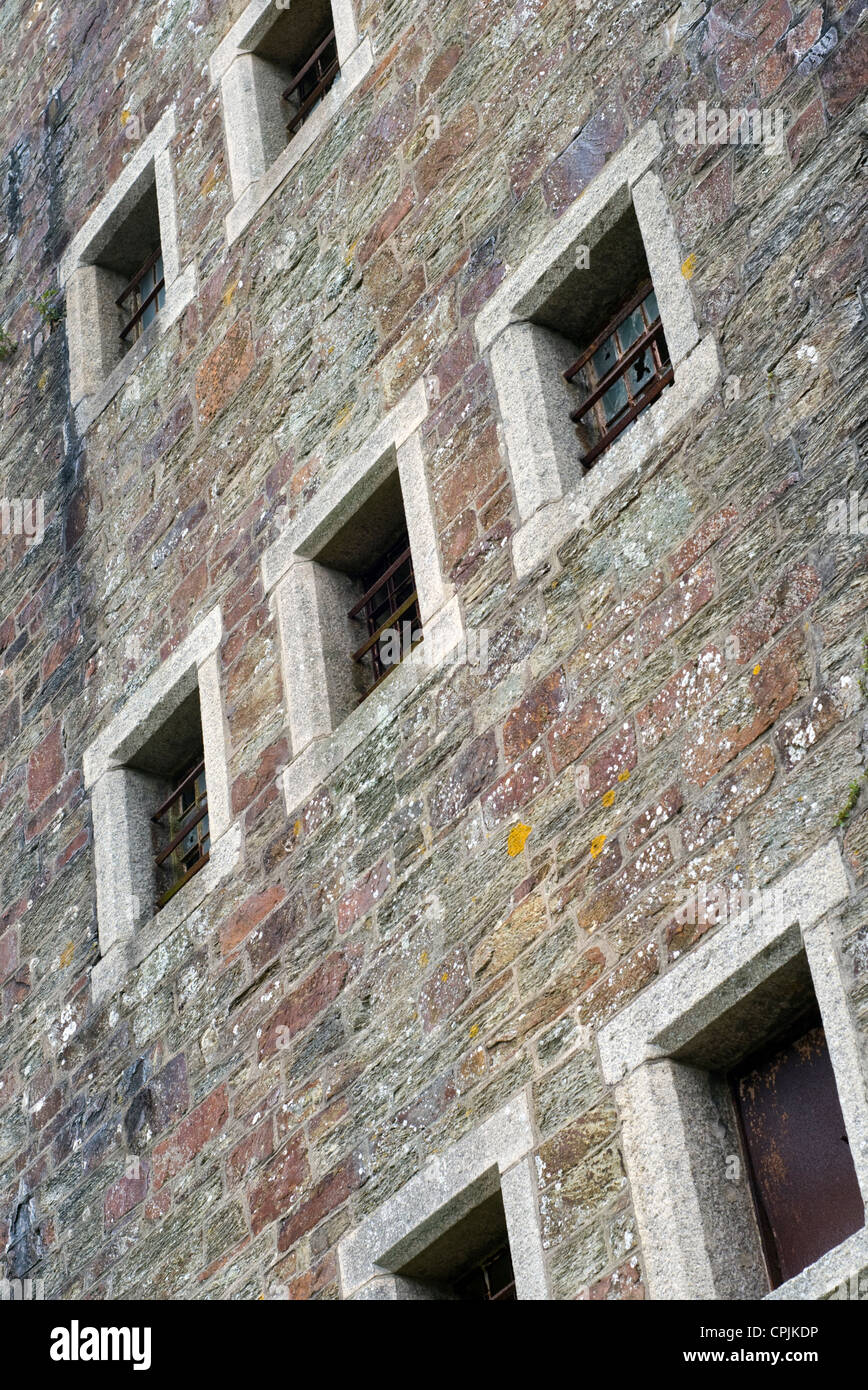 Detail of the exterior of Bodmin Jail in Cornwall, England, UK Stock ...