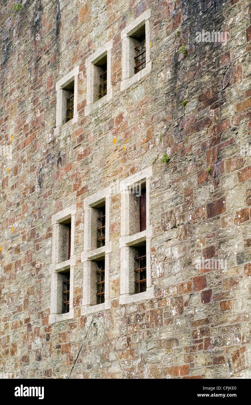 Detail of the exterior of Bodmin Jail in Cornwall, England, UK Stock ...