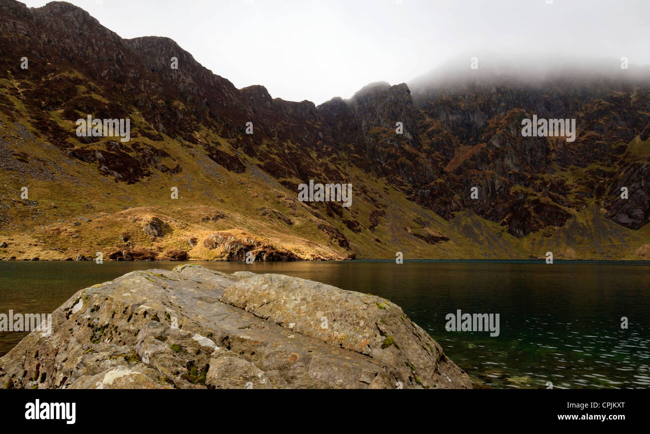 Llyn Cau on Cadair Idris Stock Photo - Alamy