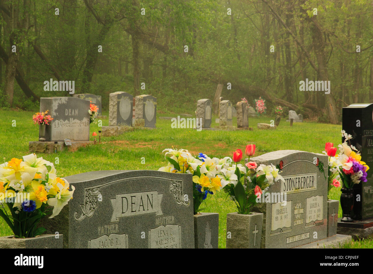 Dean Cemetery, Shenandoah National Park, Virginia, USA Stock Photo - Alamy