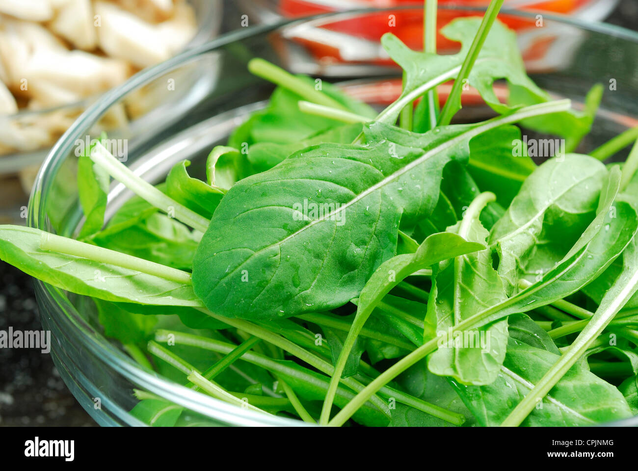 Rocket garnish hi-res stock photography and images - Alamy