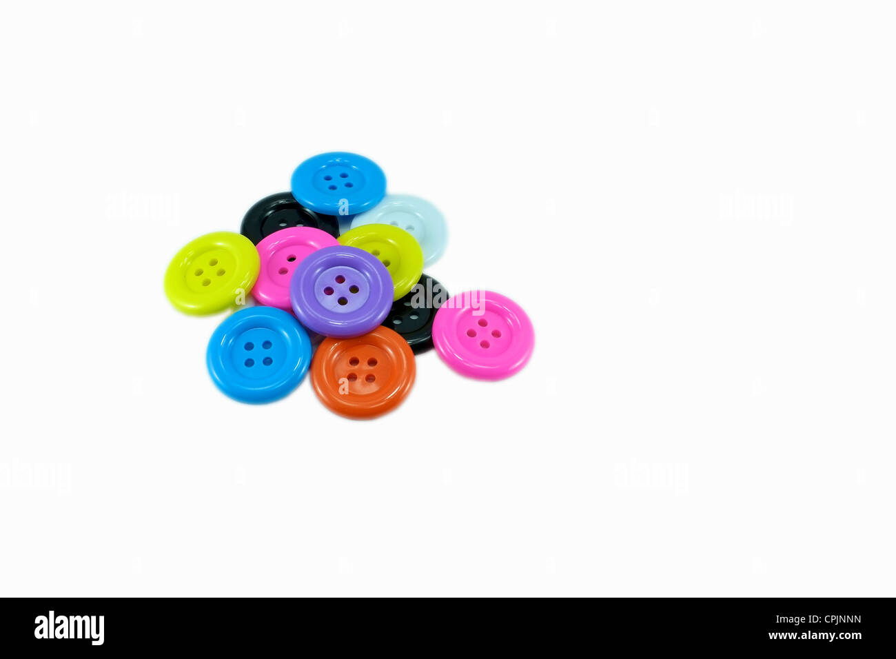 Buttons on a machine Cut Out Stock Images & Pictures - Alamy