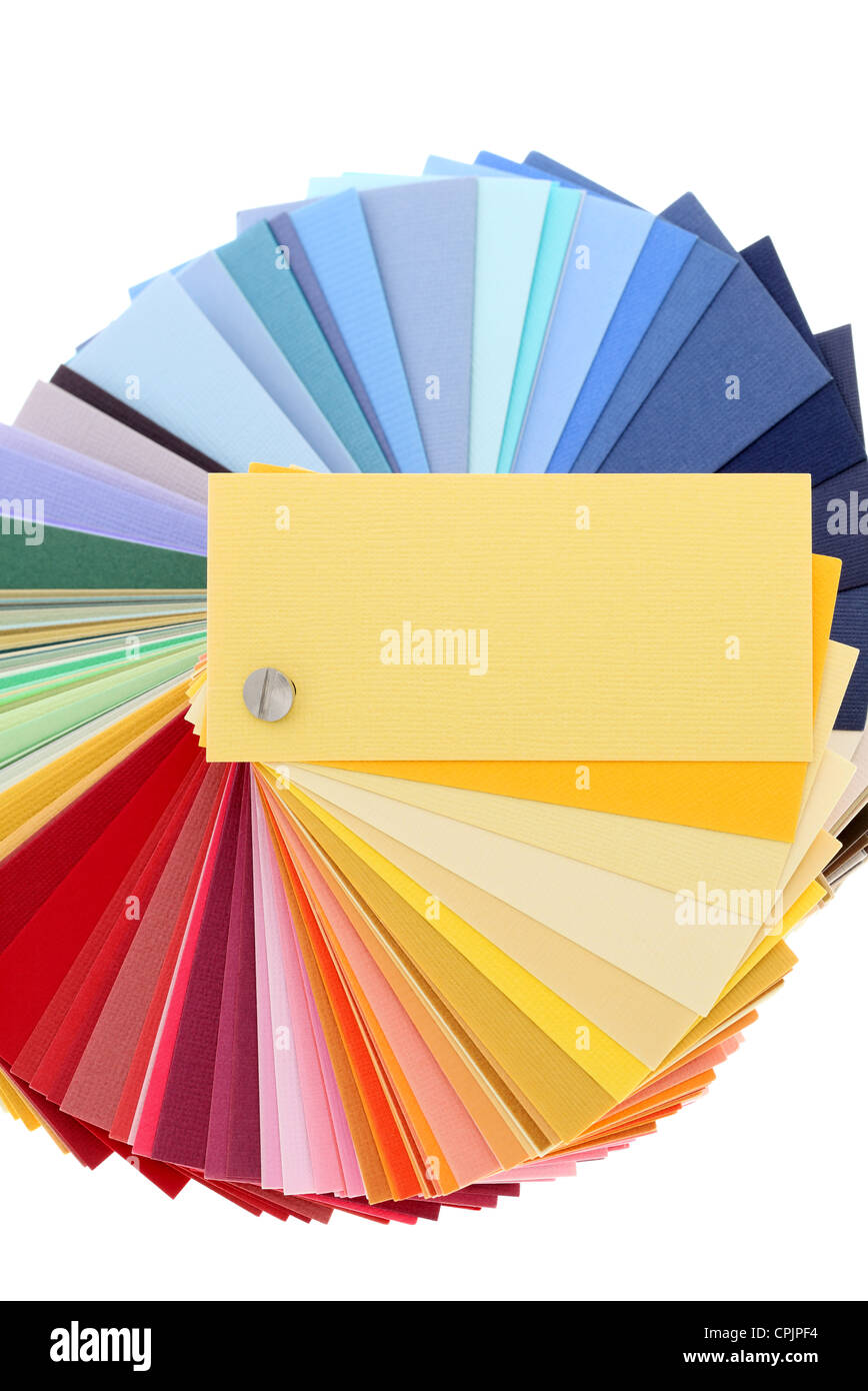 Color guide chart hi-res stock photography and images - Alamy