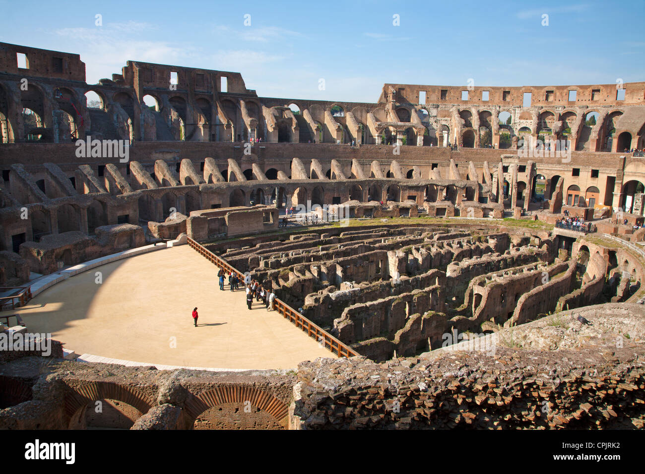 Rome - colosseum interior Stock Photo - Alamy