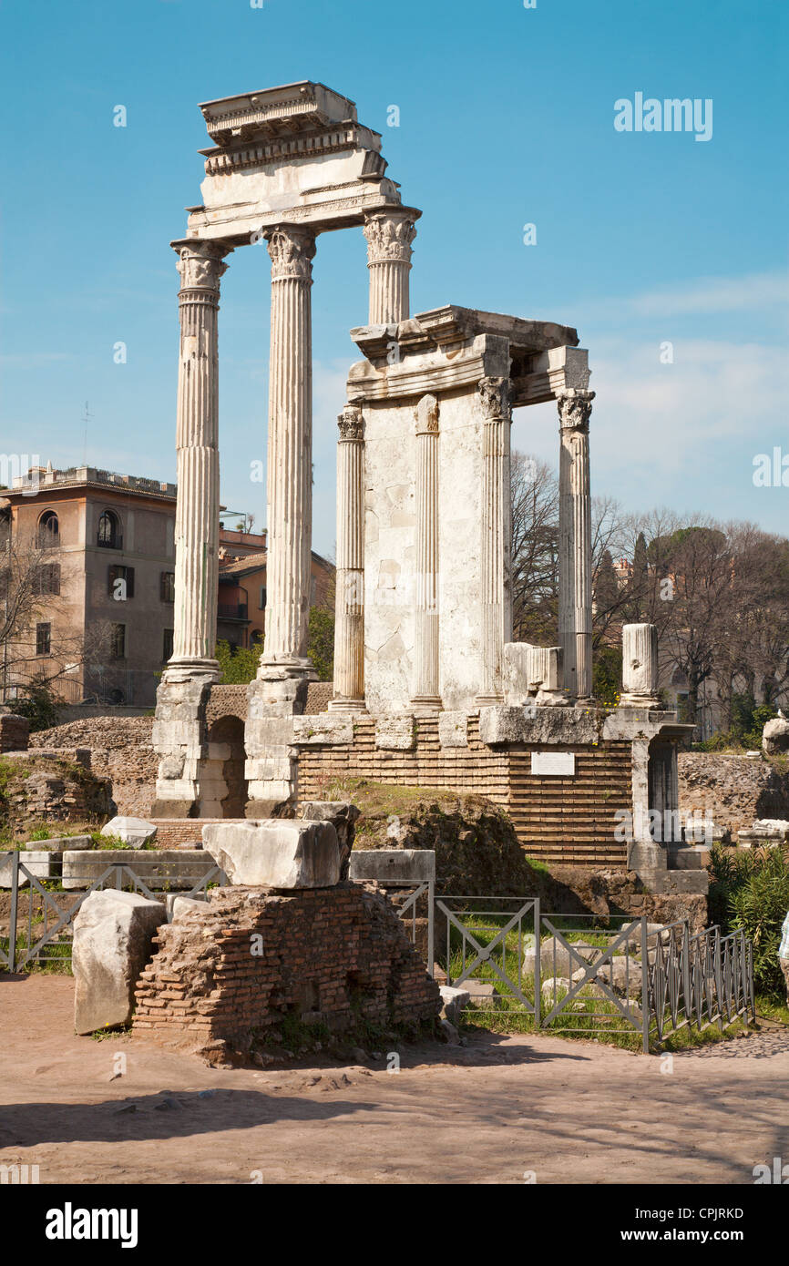 Rome - columns of Forum romanum Stock Photo - Alamy