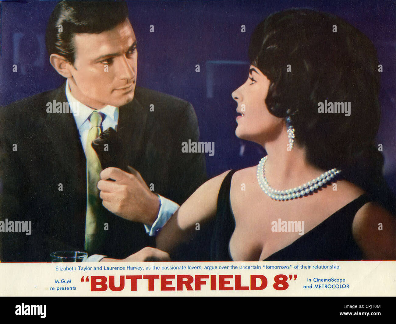 BUTTERFIELD 8 (1960) LAURENCE HARVEY, ELIZABETH TAYLOR, DANIEL MANN ...