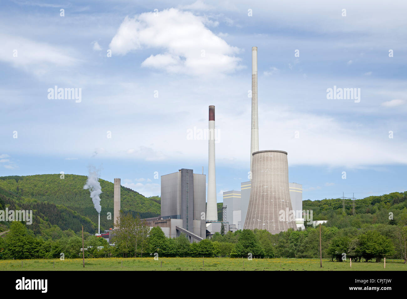 power station Werdohl-Elverlingsen, Sauerland, Northrhine Westfalia ...