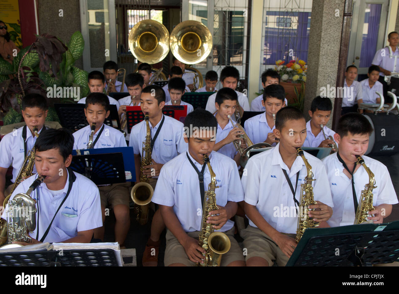 Siraat School Band, Siraat, Thailand Stock Photo - Alamy