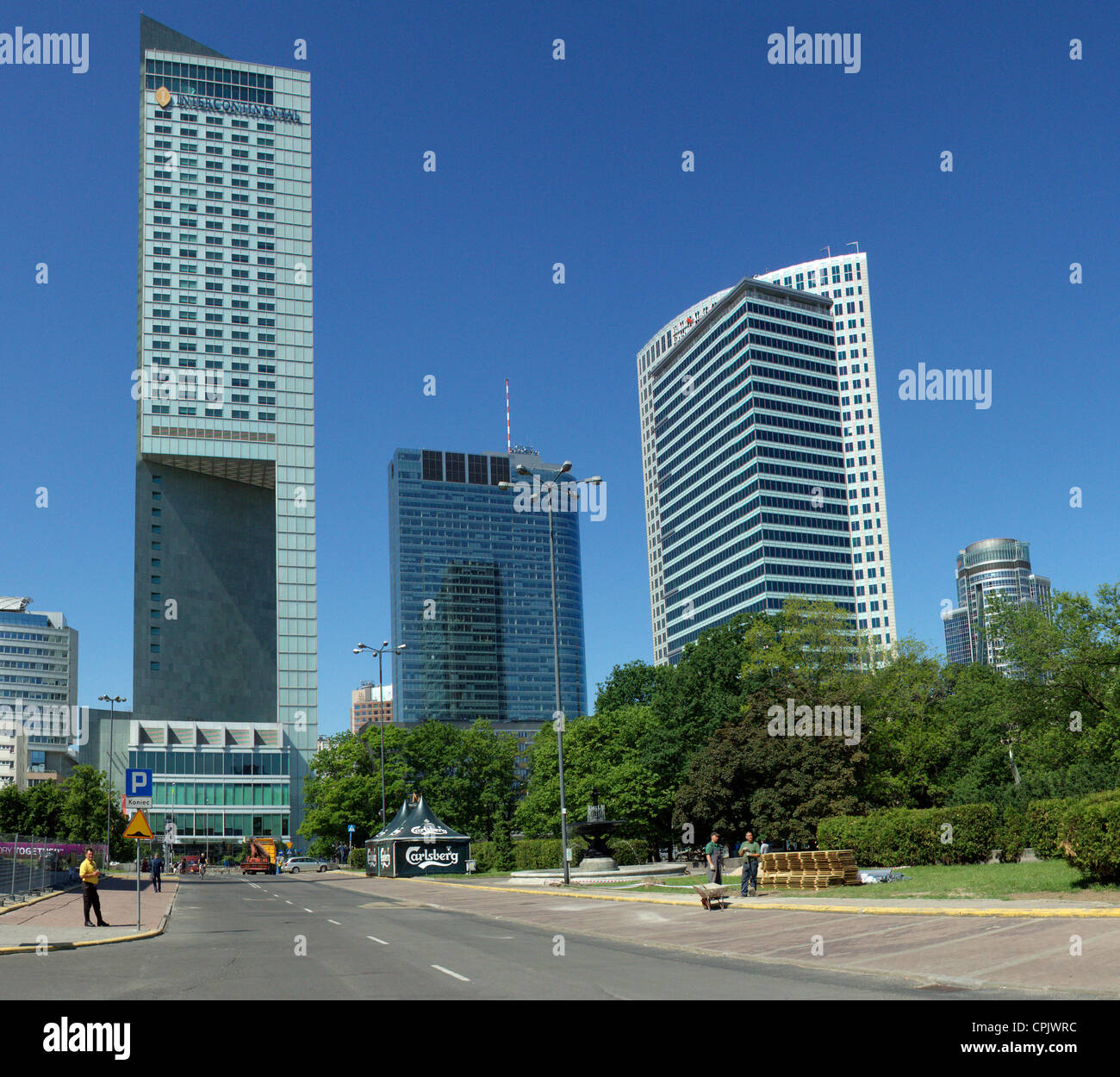 Intercontinental hotel in warsaw hi-res stock photography and images ...