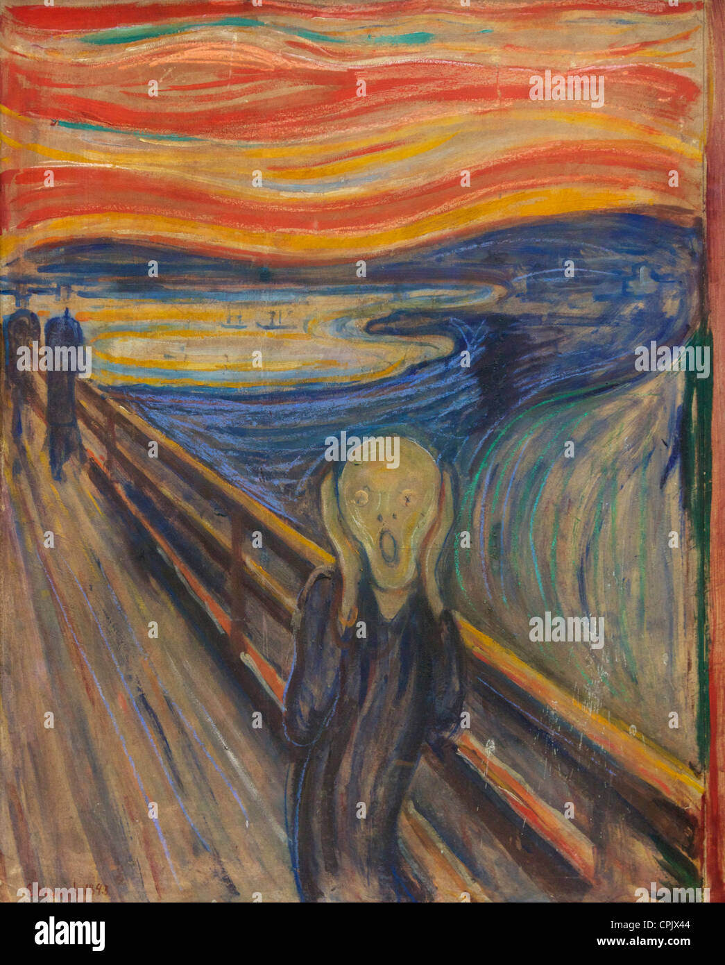 Scream or Cry, 1893, by Edvard Munch, Nasjonalgalleriet, National Gallery, Oslo, Norway, Europe ...