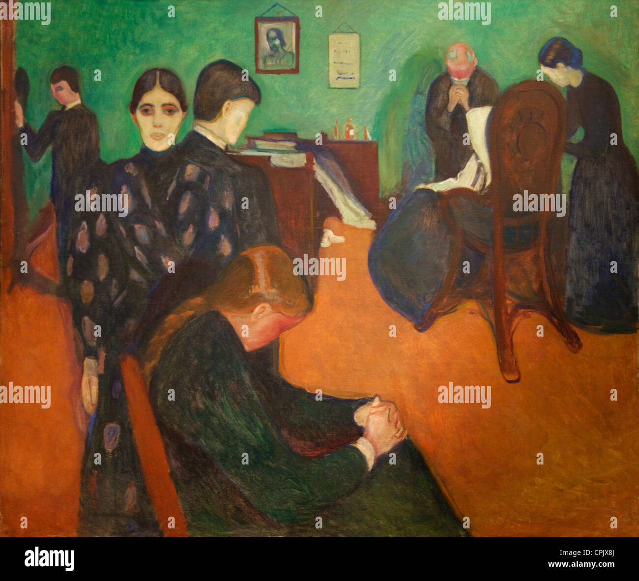 Death in the Sick-Room, 1893, by Edvard Munch, in the Munch Museum and ...