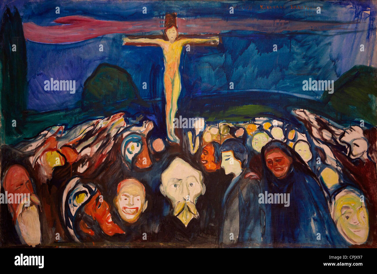 Golgotha, 1900, by Edvard Munch, in the Munch Museum and Art Gallery ...