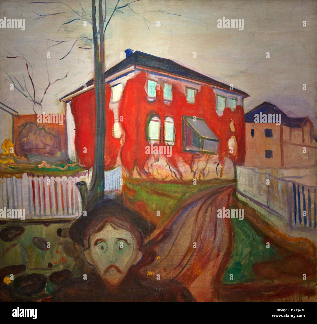 Red Virginia Creeper, 1898-1900, by Edvard Munch, in the Munch Museum ...