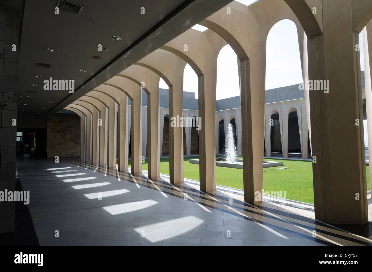 Cloister of the Domus Galilaeae project by the Neo Catechumenal Way on ...