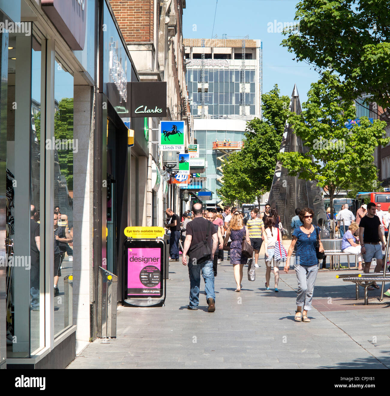 Exeter high street hi-res stock photography and images - Alamy