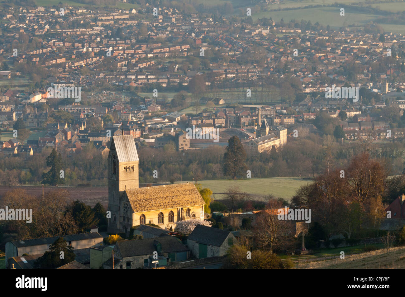 All Saints Church in Selsley in Stroud Valley and its surrounding area ...