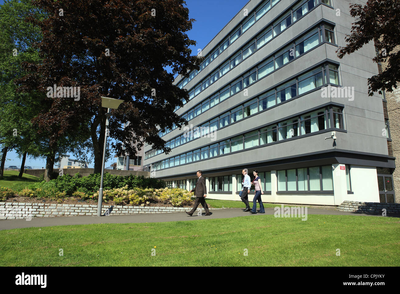 Renfrewshire Council buildings in the Scottish town of Paisley Stock ...