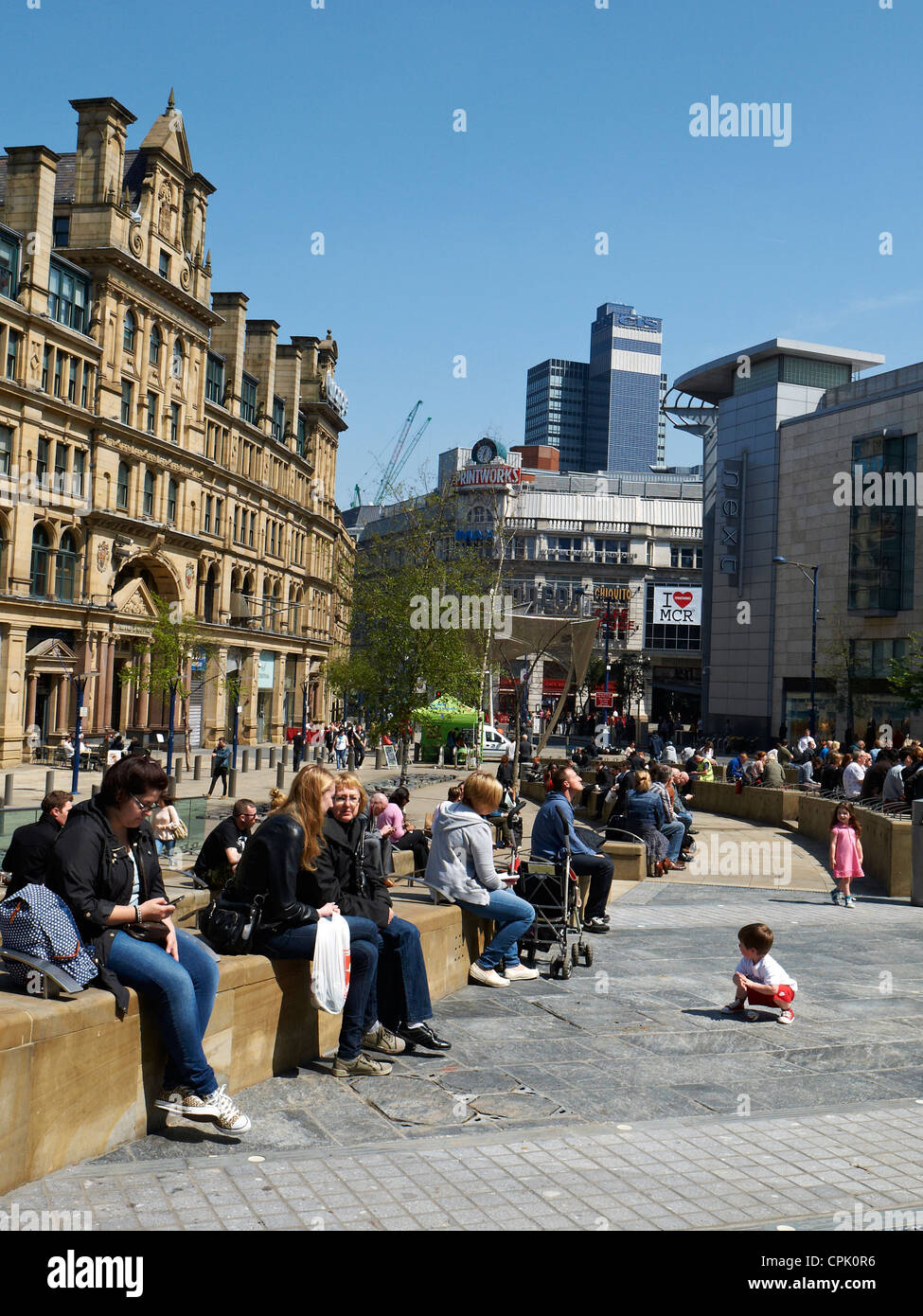 Exchange square manchester england uk hi-res stock photography and ...