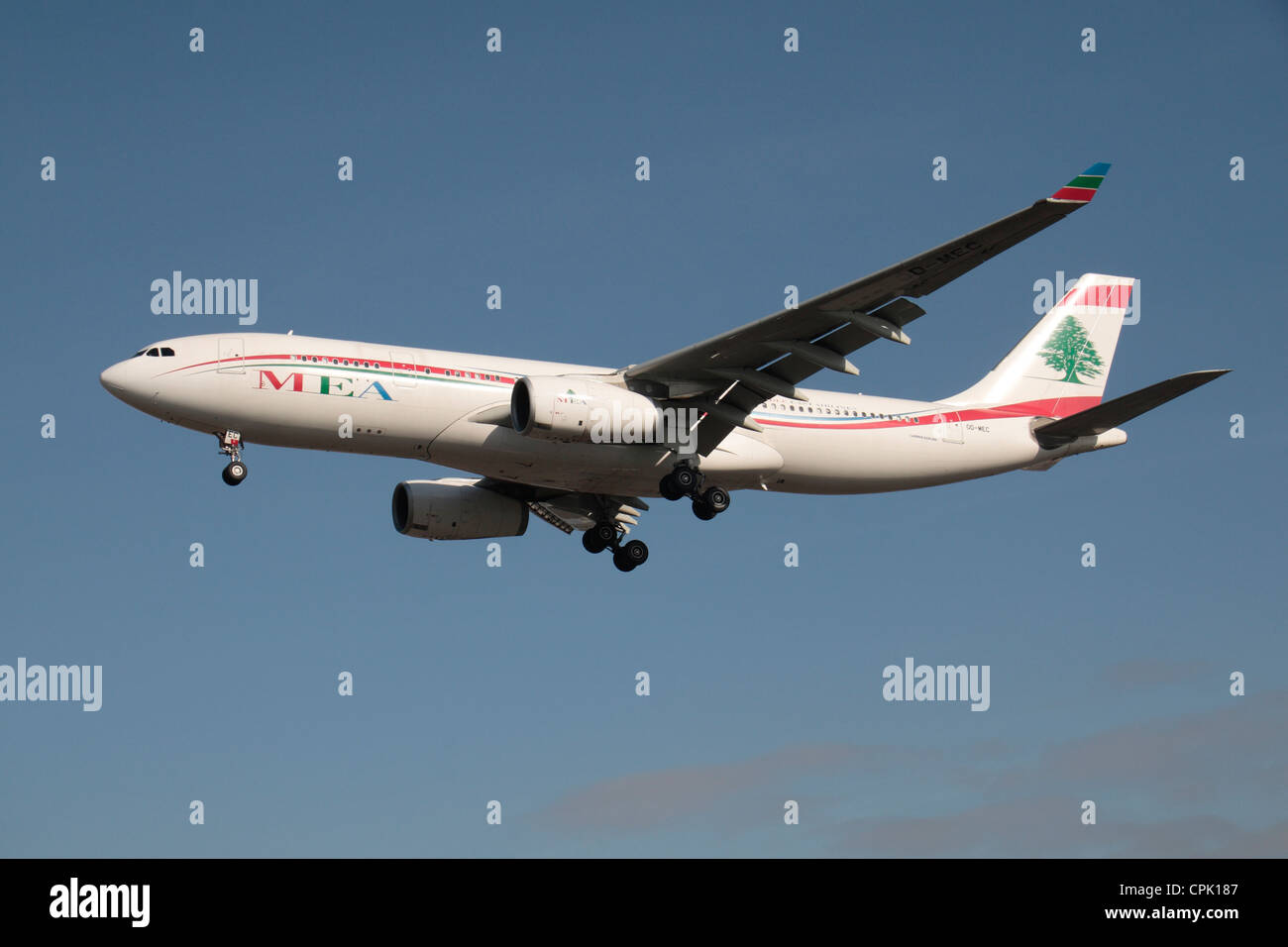 The Middle East Airlines - MEA Airbus A330-243 (OD-MEC) about to land ...