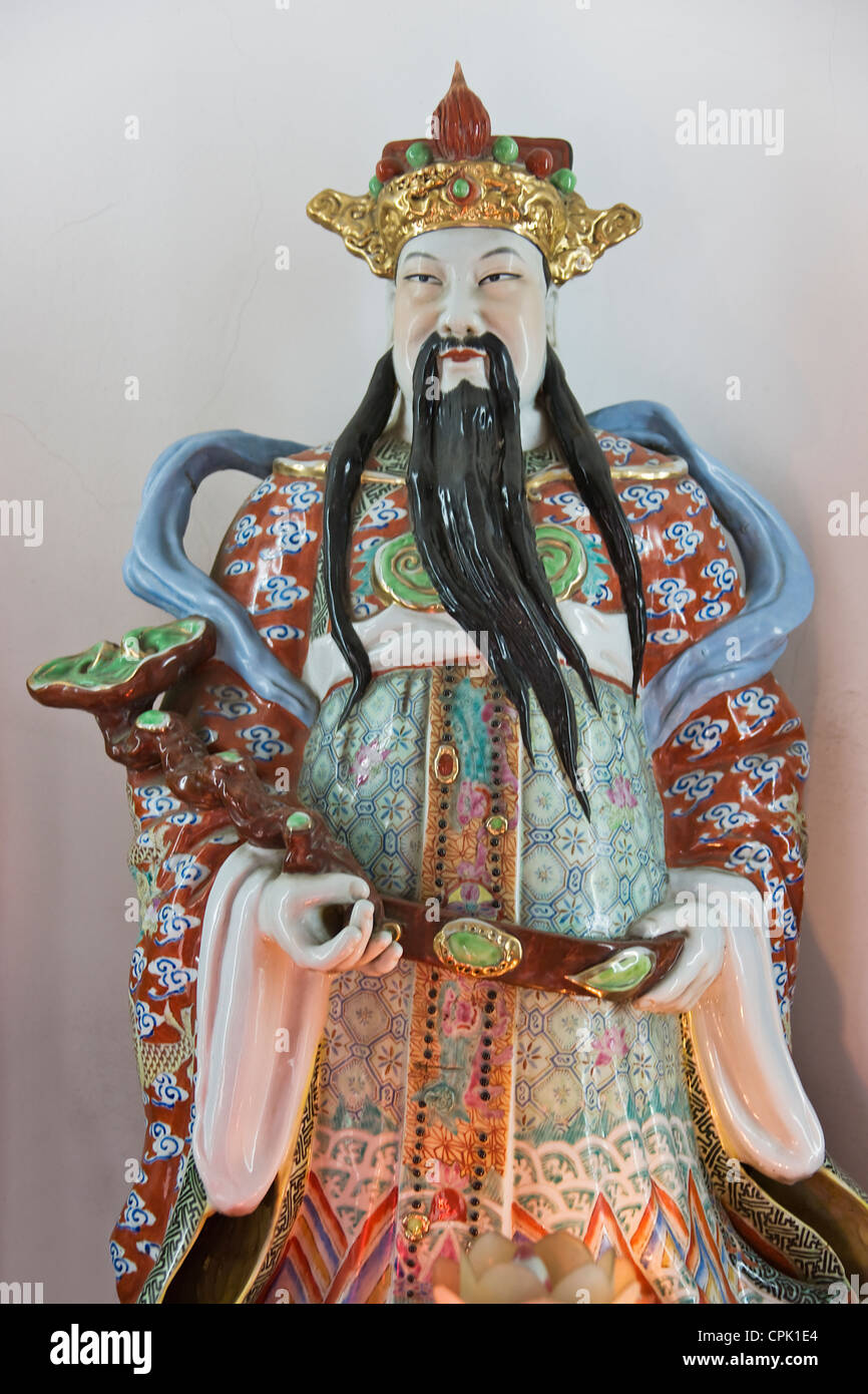 Statue of Treasure God, Shanghai, China Stock Photo - Alamy