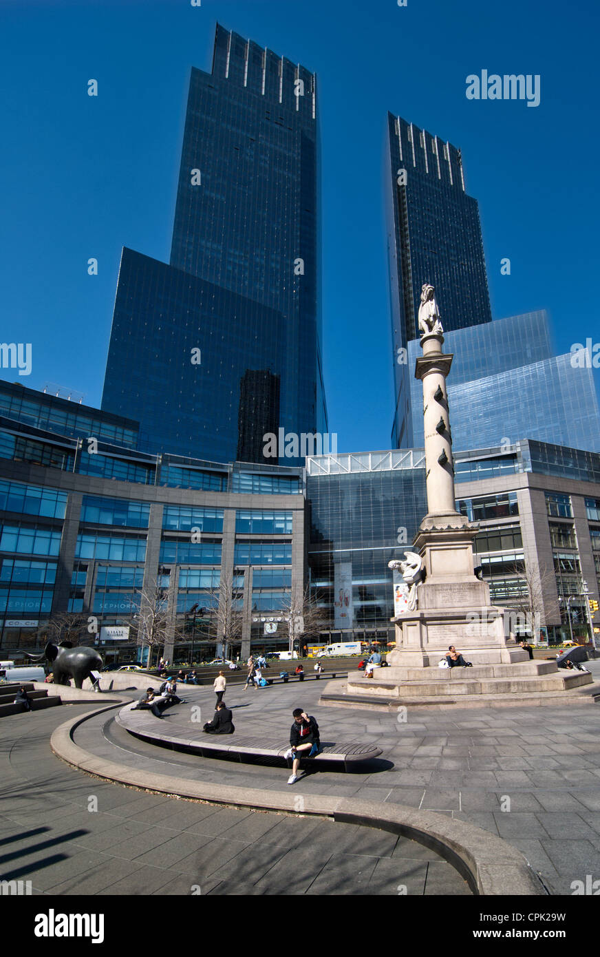 Columbus Circle, New York City Stock Photo - Alamy