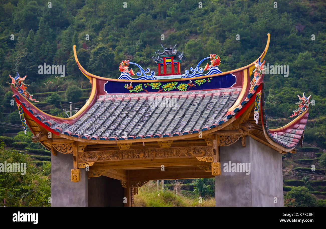 Family temple and shrine featuring traditional architectural style ...