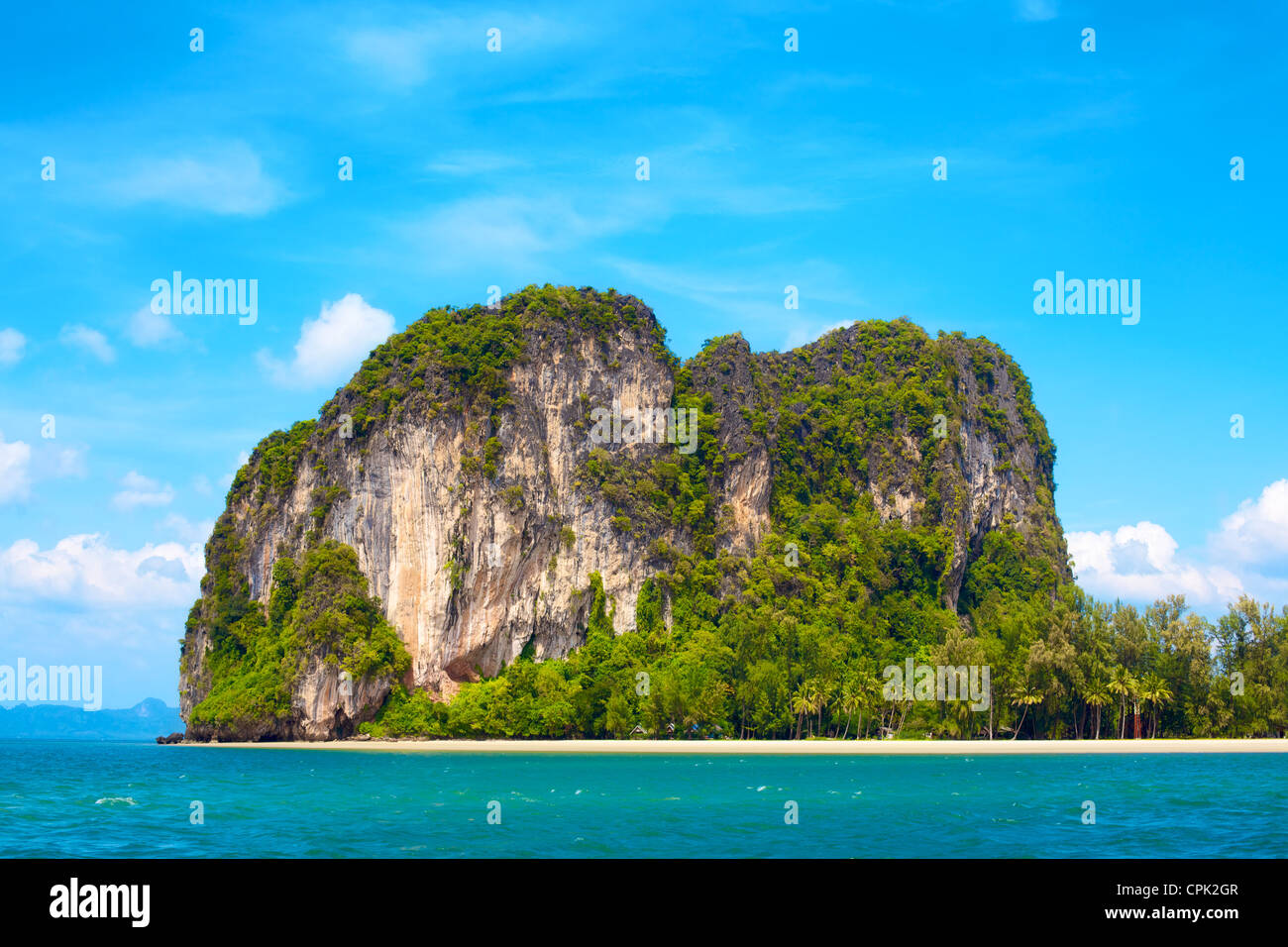seashore with tall rocks, Andaman Sea, Thailand Stock Photo - Alamy