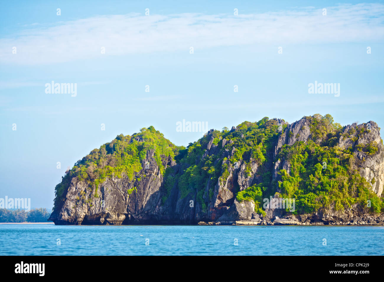 seashore with tall rocks, Andaman Sea, Thailand Stock Photo - Alamy
