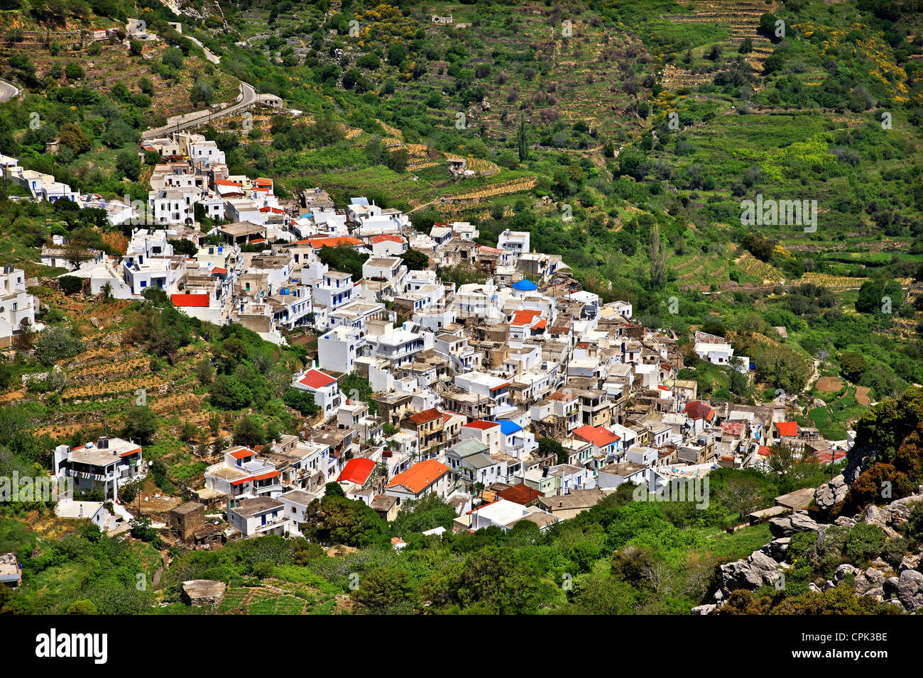 Koronos village, one of the most beautiful mountainous villages of ...