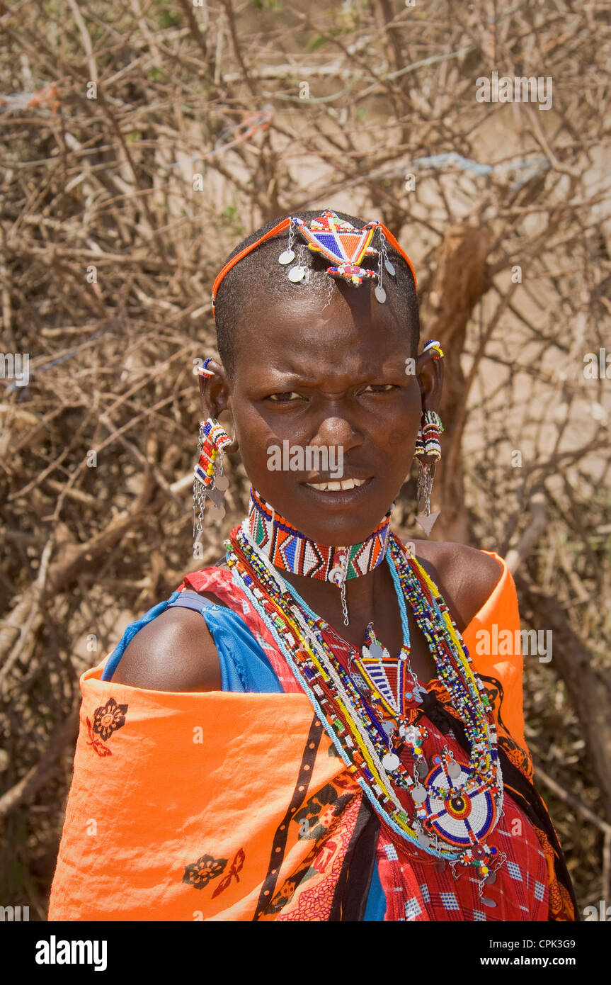 Masai woman hi-res stock photography and images - Alamy