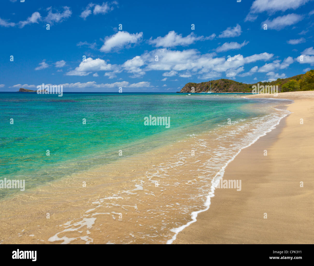 Virgin Gorda, British Virgin Islands, Caribbean Beach at Long Bay on ...