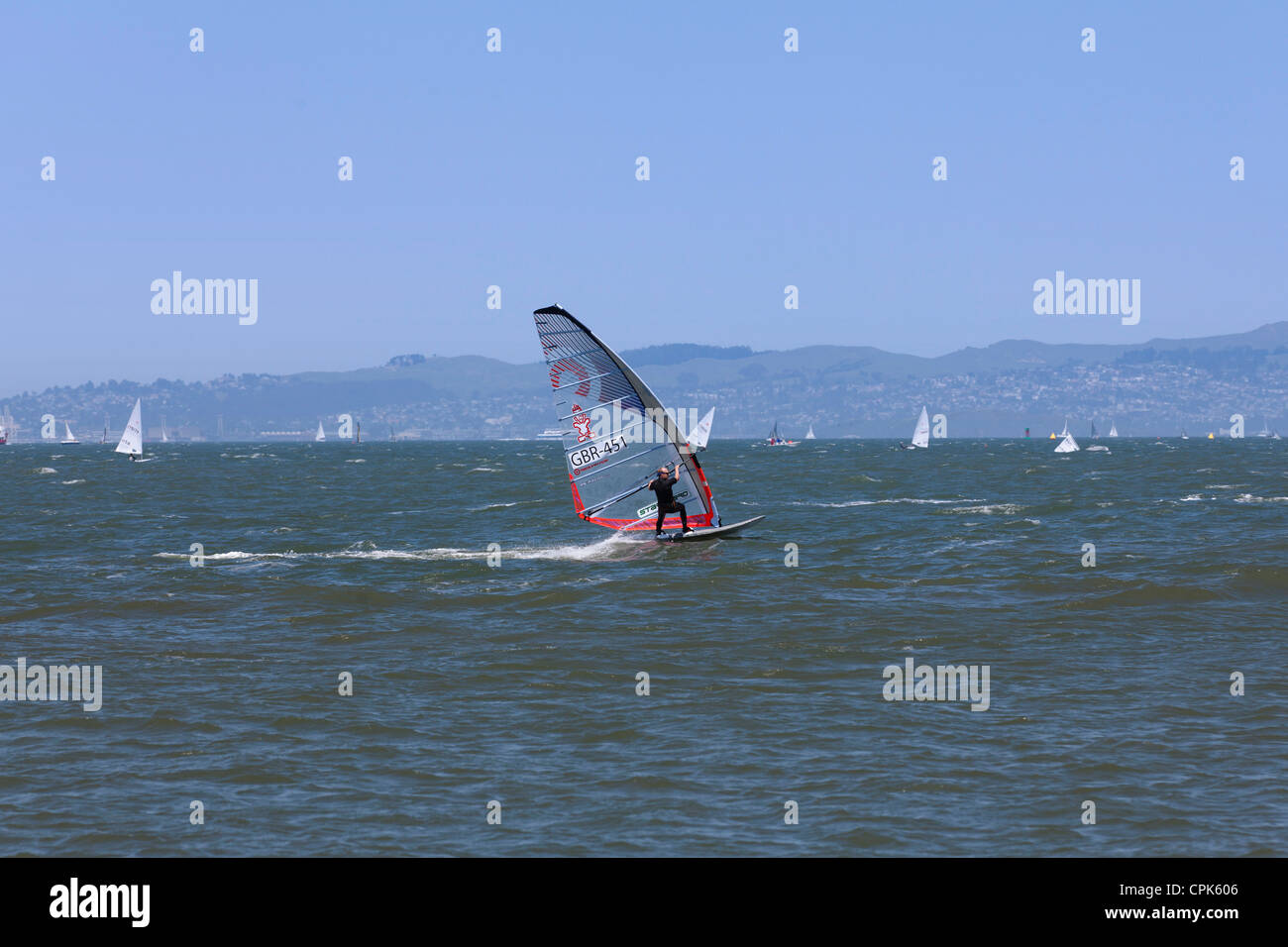 Windsurfer wind surfer hi-res stock photography and images - Alamy