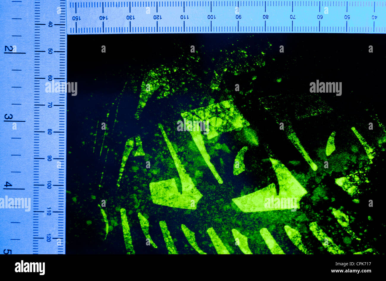 Crime scene ruler hi-res stock photography and images - Alamy